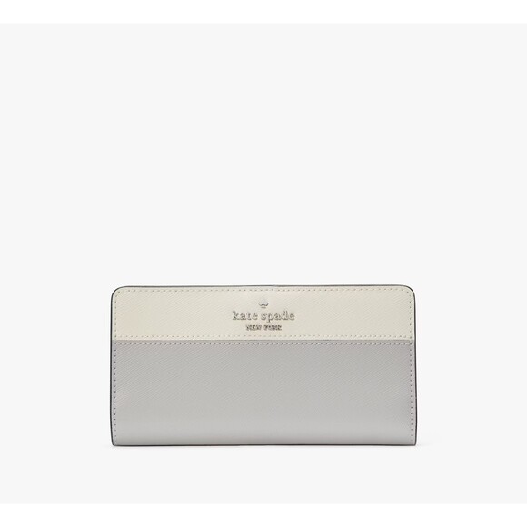 kate spade | Bags | Kate Spade Madison Colorblock Large Slim Bifold ...